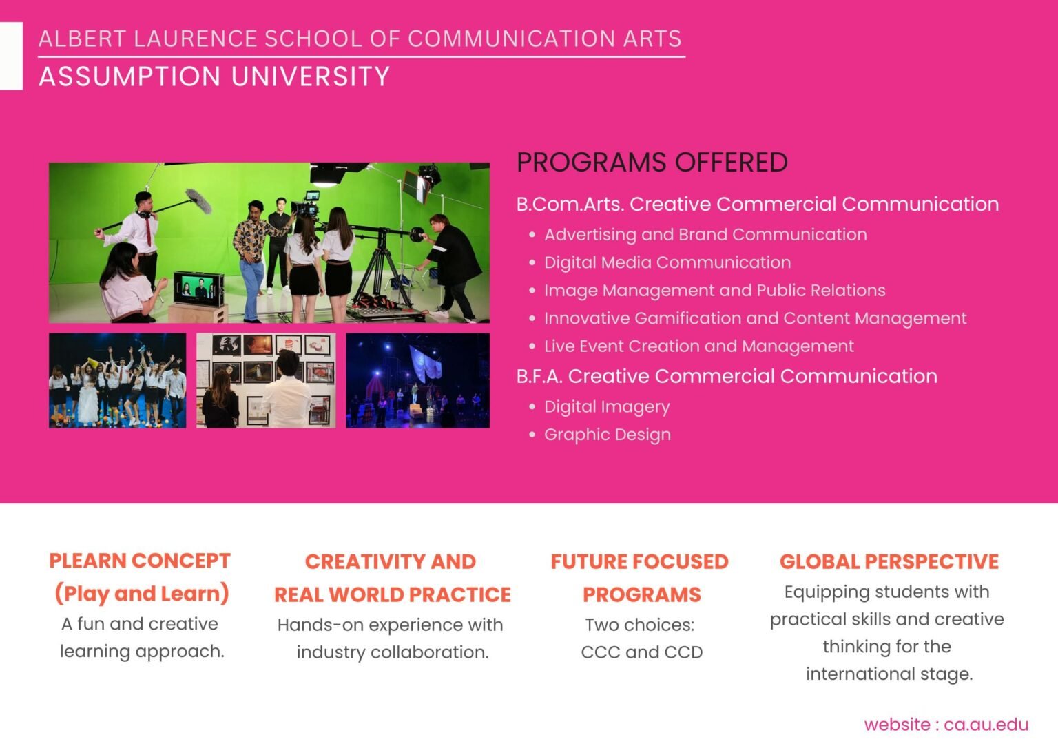 Albert Laurence School of Communication Arts - Admissions Center ...
